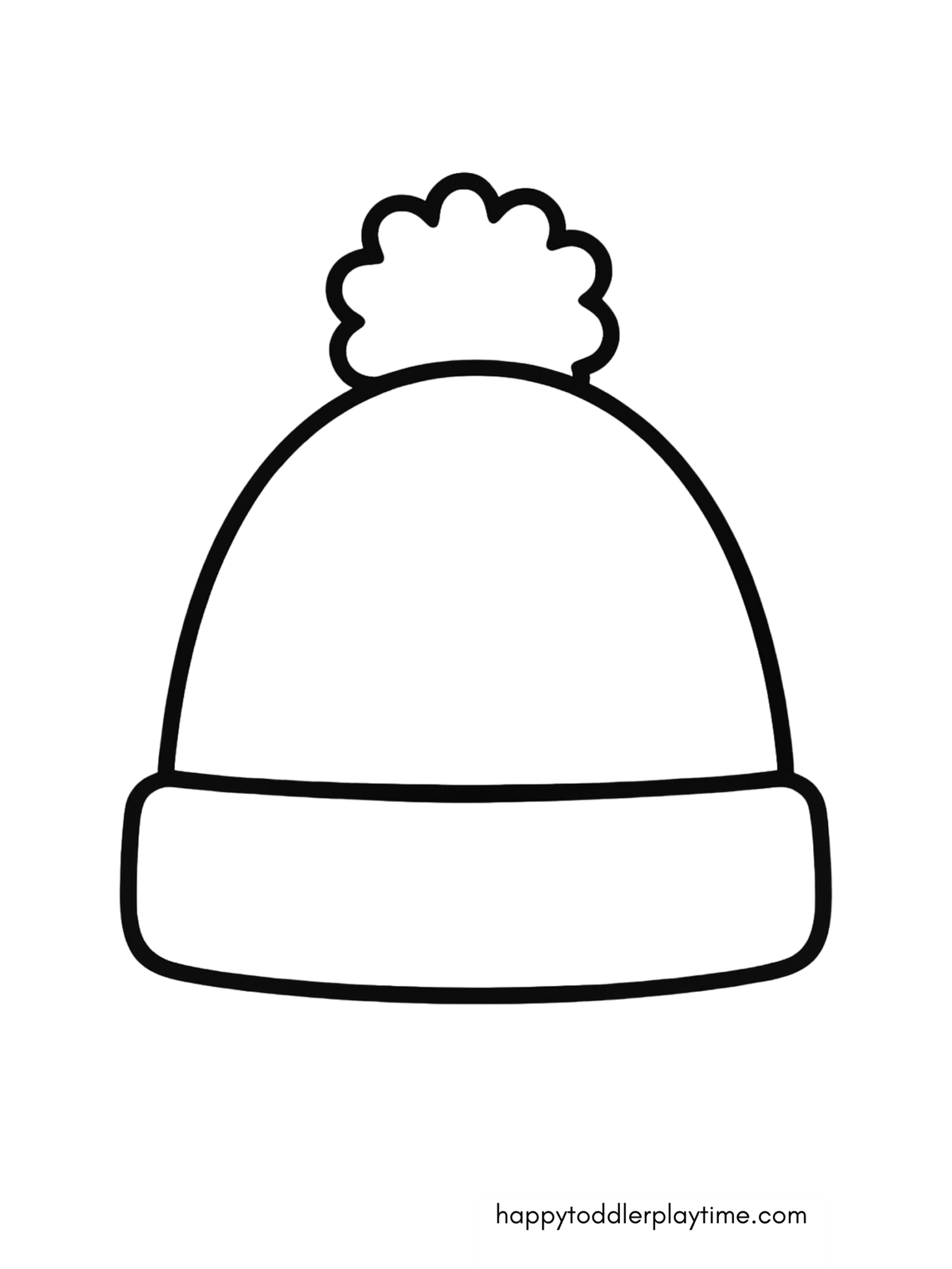 Winter Hat Templates (Free Printable) - Happy Toddler Playtime