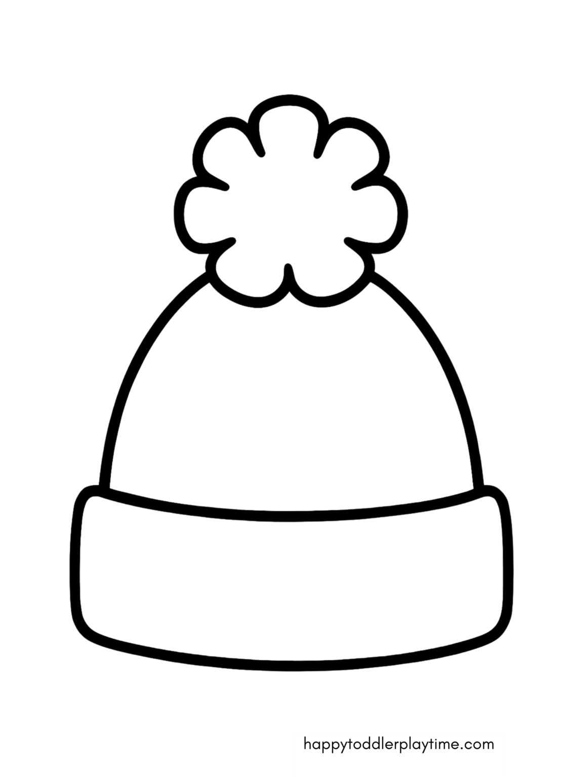 Winter Hat Templates (Free Printable) - Happy Toddler Playtime