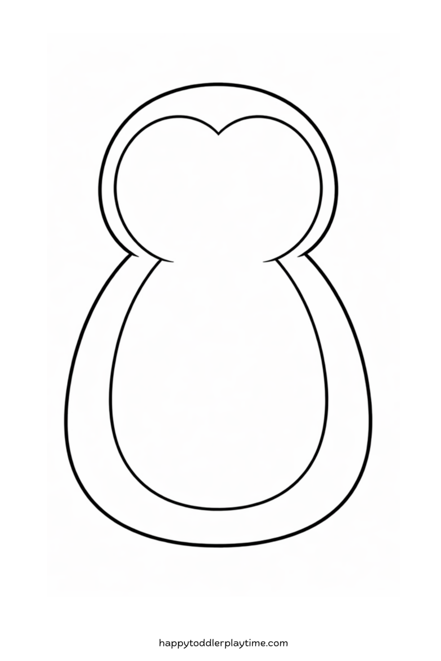 Penguin Templates (Free Printables) - Happy Toddler Playtime