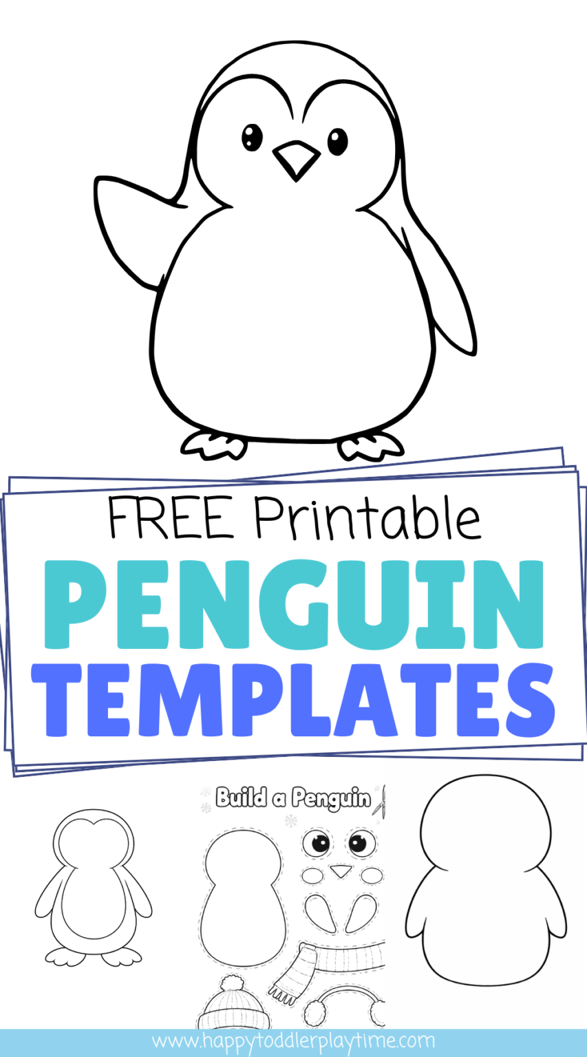 Penguin Templates (Free Printables) - Happy Toddler Playtime