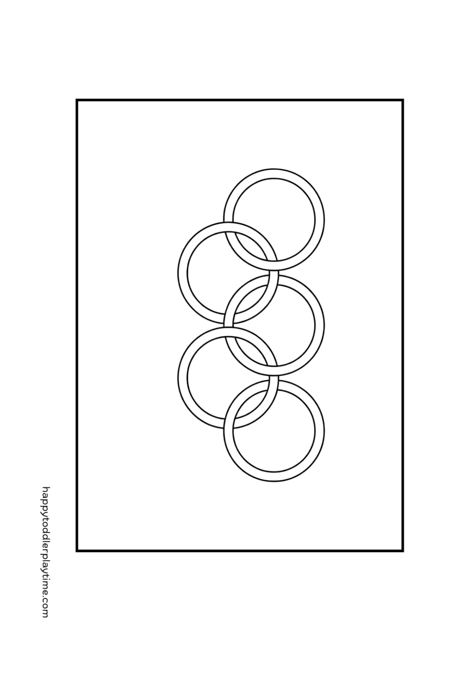 Olympic Flags Coloring Pages (Free Printable) - Happy Toddler Playtime