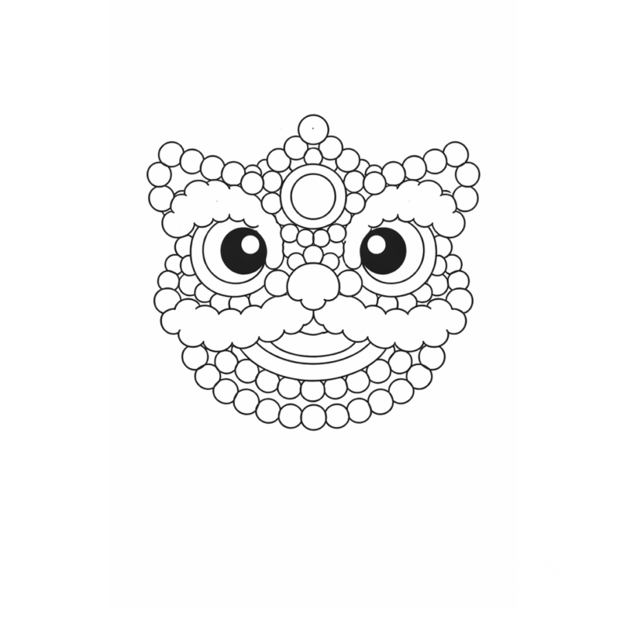 Lunar New Year Q-Tip Painting Templates (Free Printable) - Happy ...