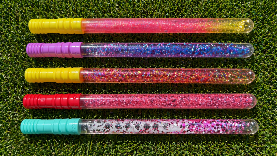 DIY Bubble Wand Sensory Bottles for Toddlers - Happy Toddler Playtime